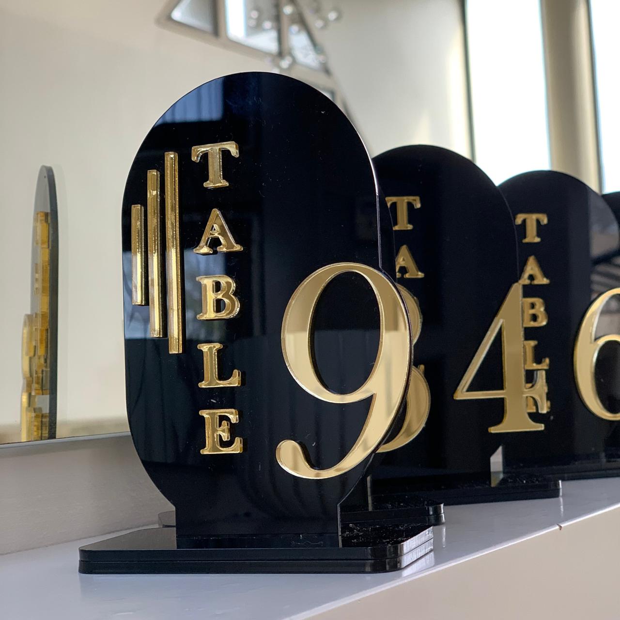 Table Numbers – Manimani Design Studio