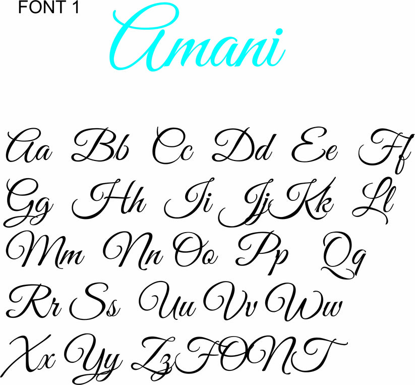 Pastel Acrylic Name Plaque – Manimani Design Studio