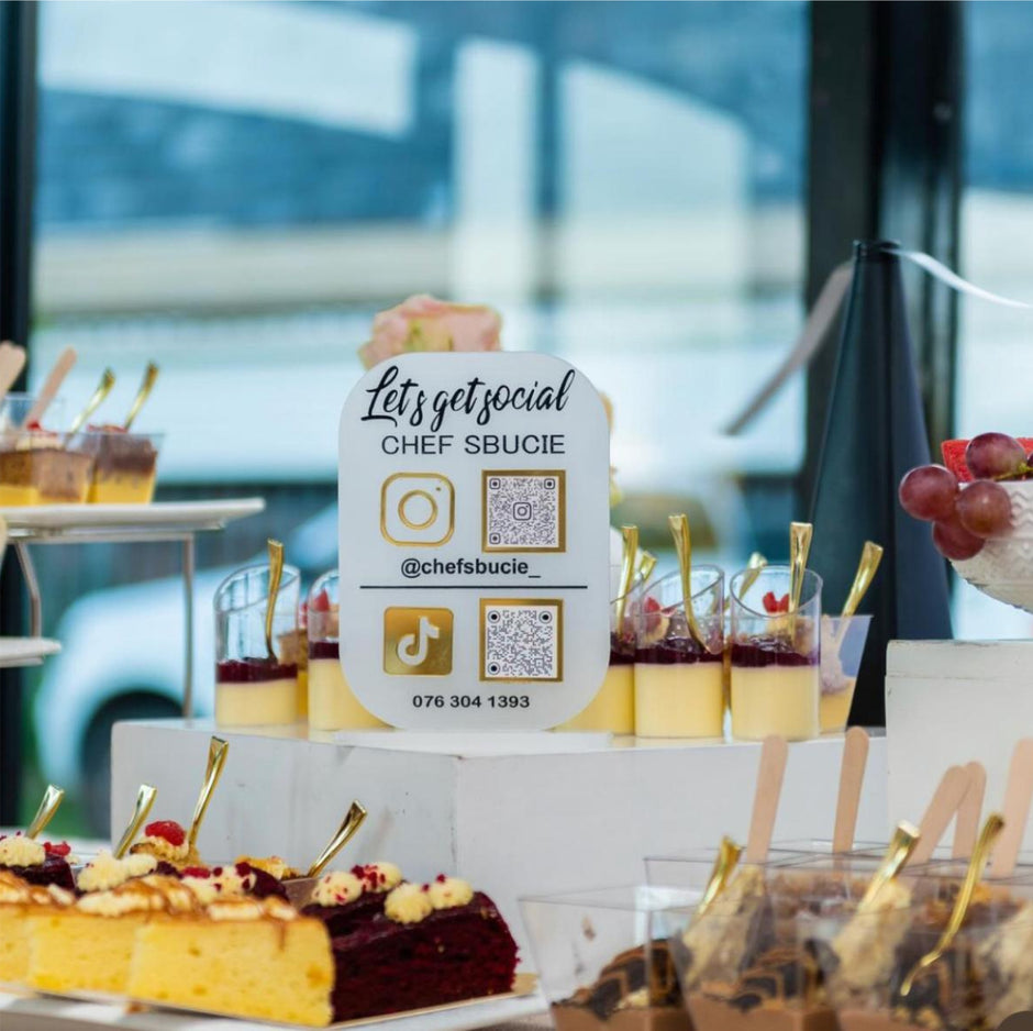 Personalized Acrylic Social Media Signs – Increase Customer Interactio ...